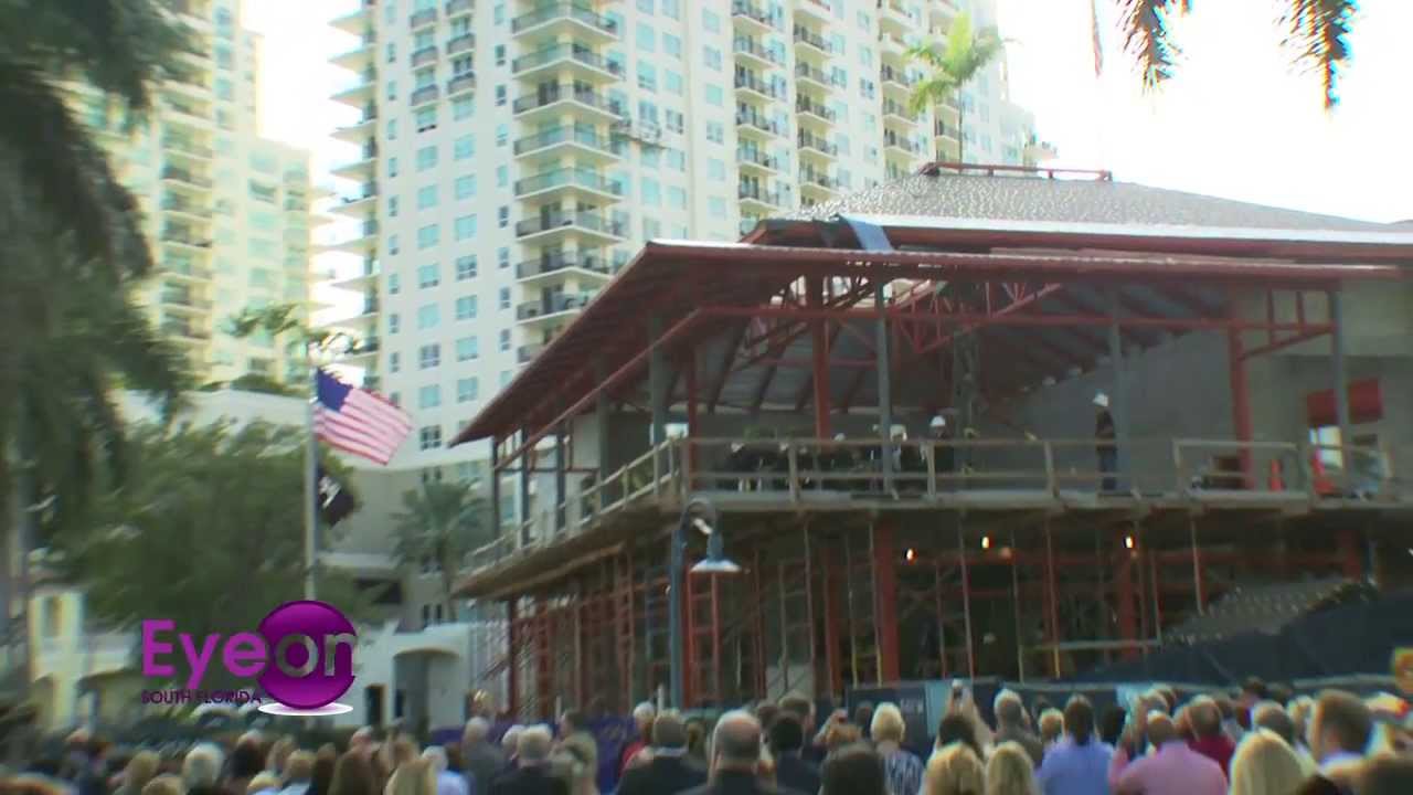"Topping Out" Ceremony for the new Huizenga Pavillion at the Broward ...